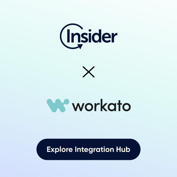 Insider & Workato Integration: Extend Your Tech Stack